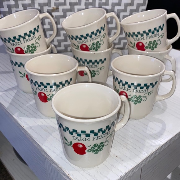 Corningware | Kitchen | Corning Ware Homemade Farm Fresh Coffee Mugs ...